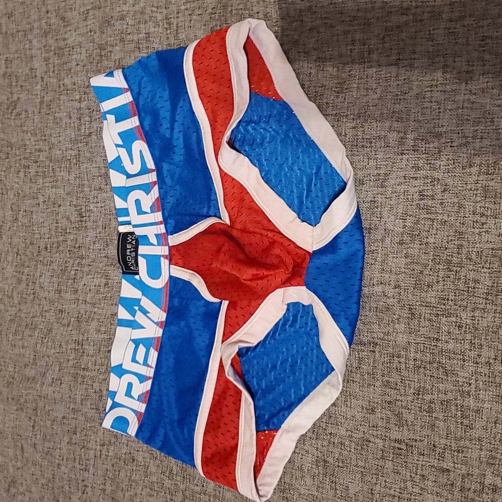 Andrew Christian Patriotic Mesh Underwear Md #M1 - Gem